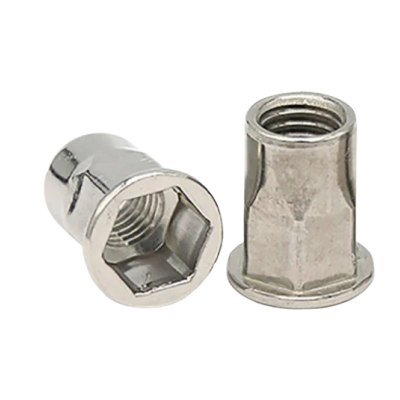 Semi Hex Nut Inserts for Secure and Anti Rotation Use